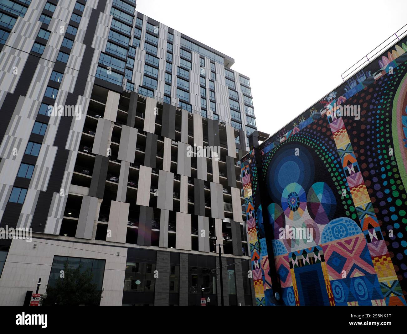 CINCINNATI, USA - SEPTEMBER 4 2024 - street art graffiti all around the ...