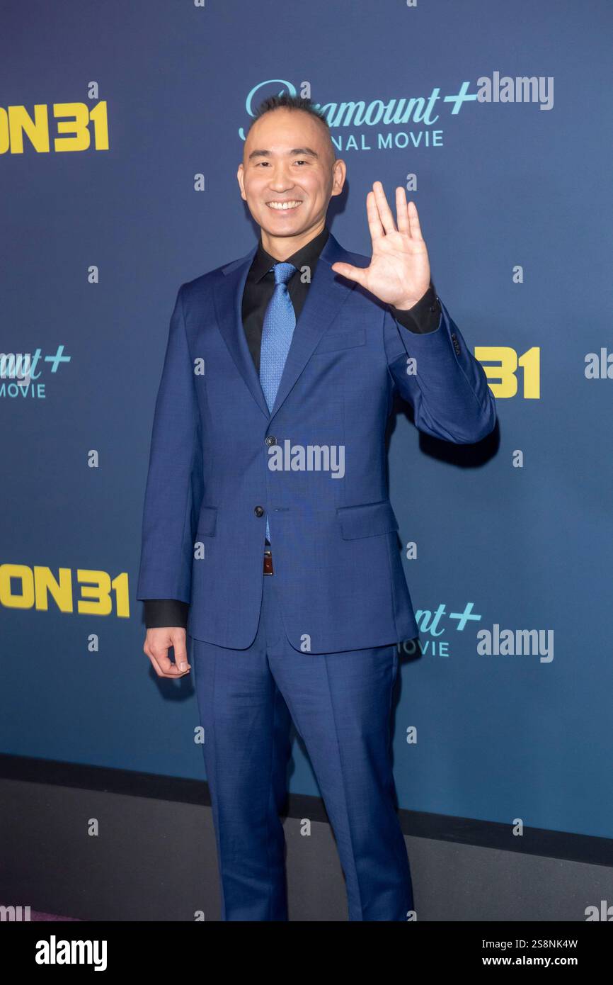 New York, United States. 22nd Jan, 2025. James Hiroyuki Liao attends ...