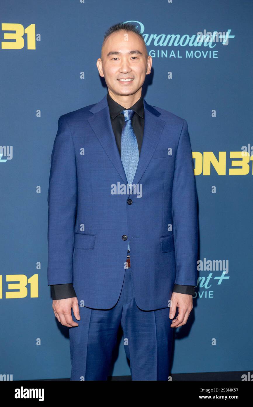 New York, United States. 22nd Jan, 2025. James Hiroyuki Liao attends ...