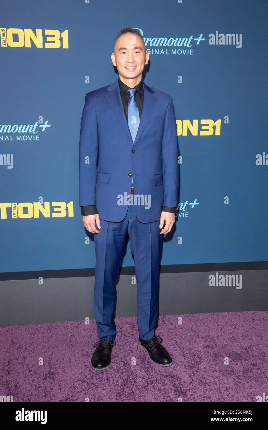New York, United States. 22nd Jan, 2025. James Hiroyuki Liao attends ...