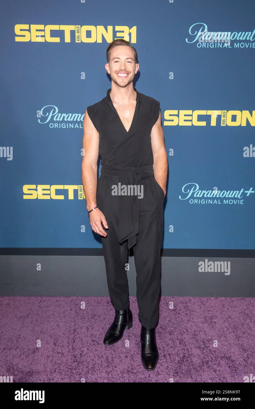 New York, United States. 22nd Jan, 2025. Sven Ruygrok attends Paramount ...