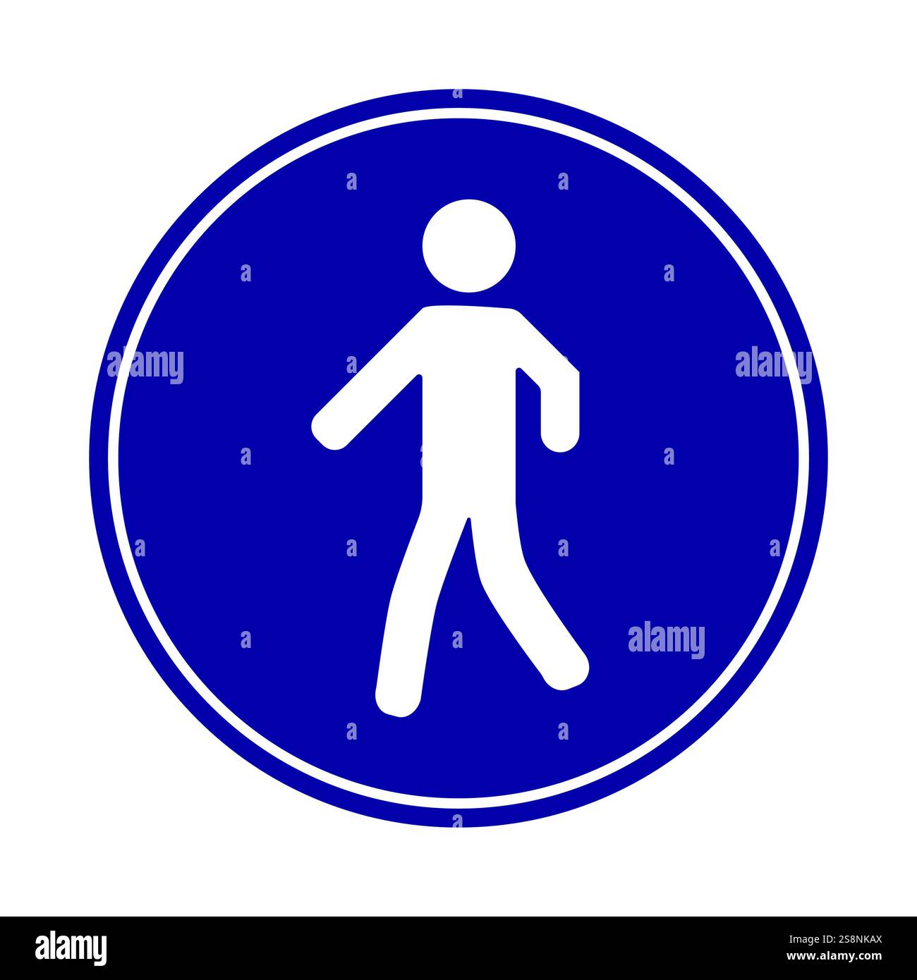 Accessible path sign Stock Vector Images - Alamy