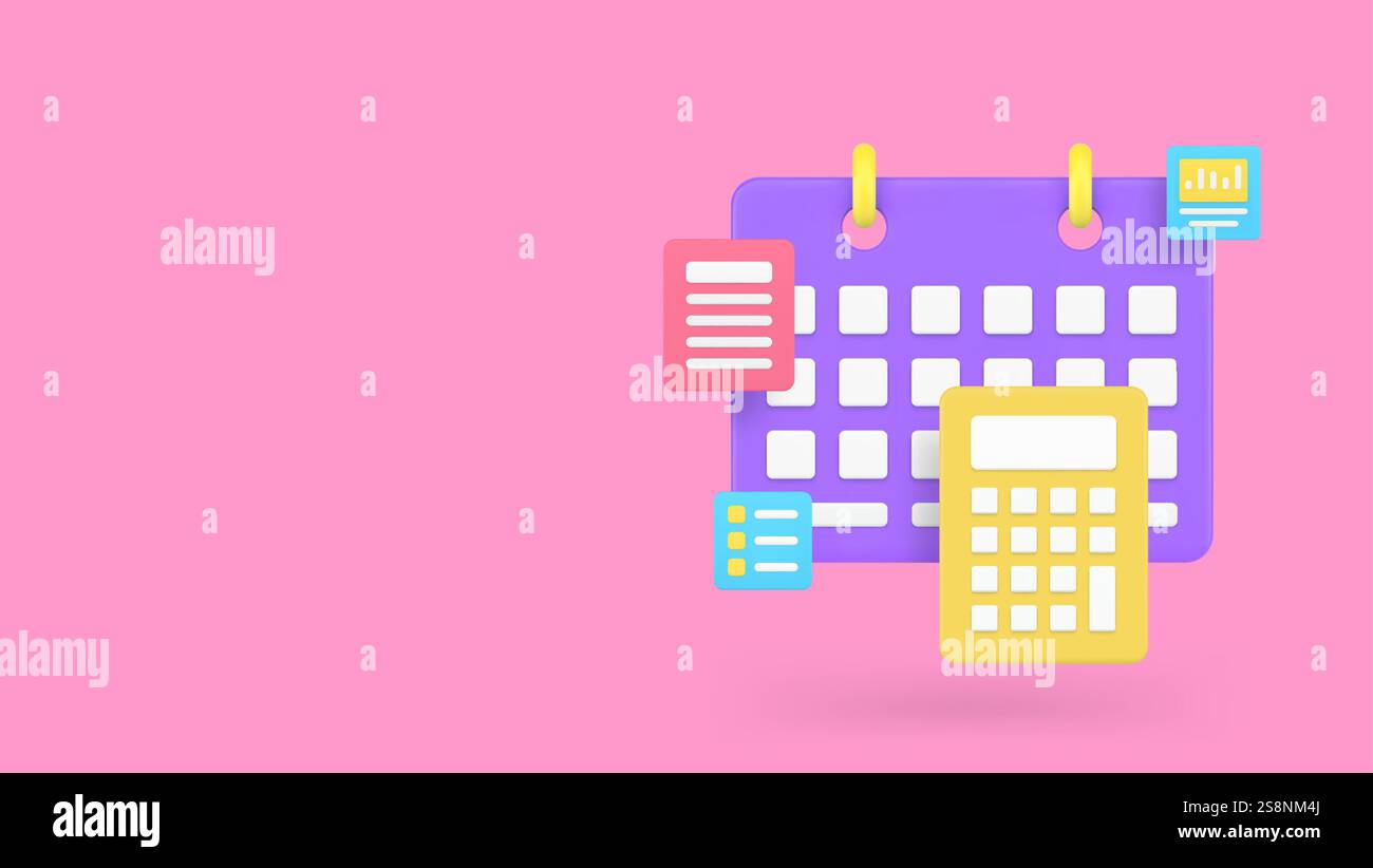 Business planning workflow process time management banner copy space ...