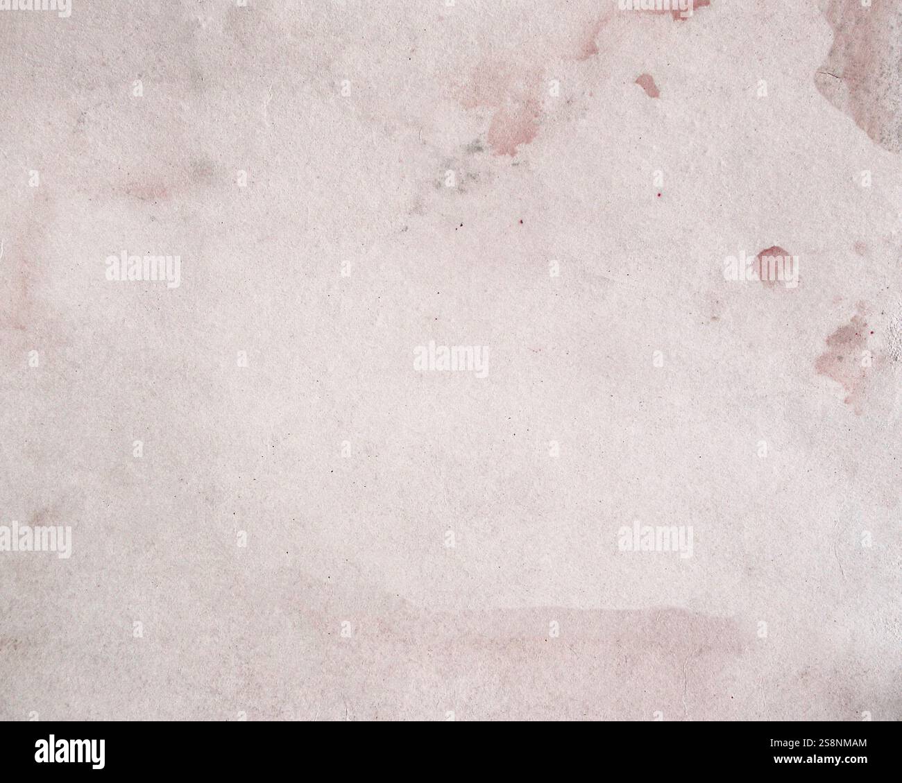 Old paper texture showing stains and imperfections forming an abstract ...