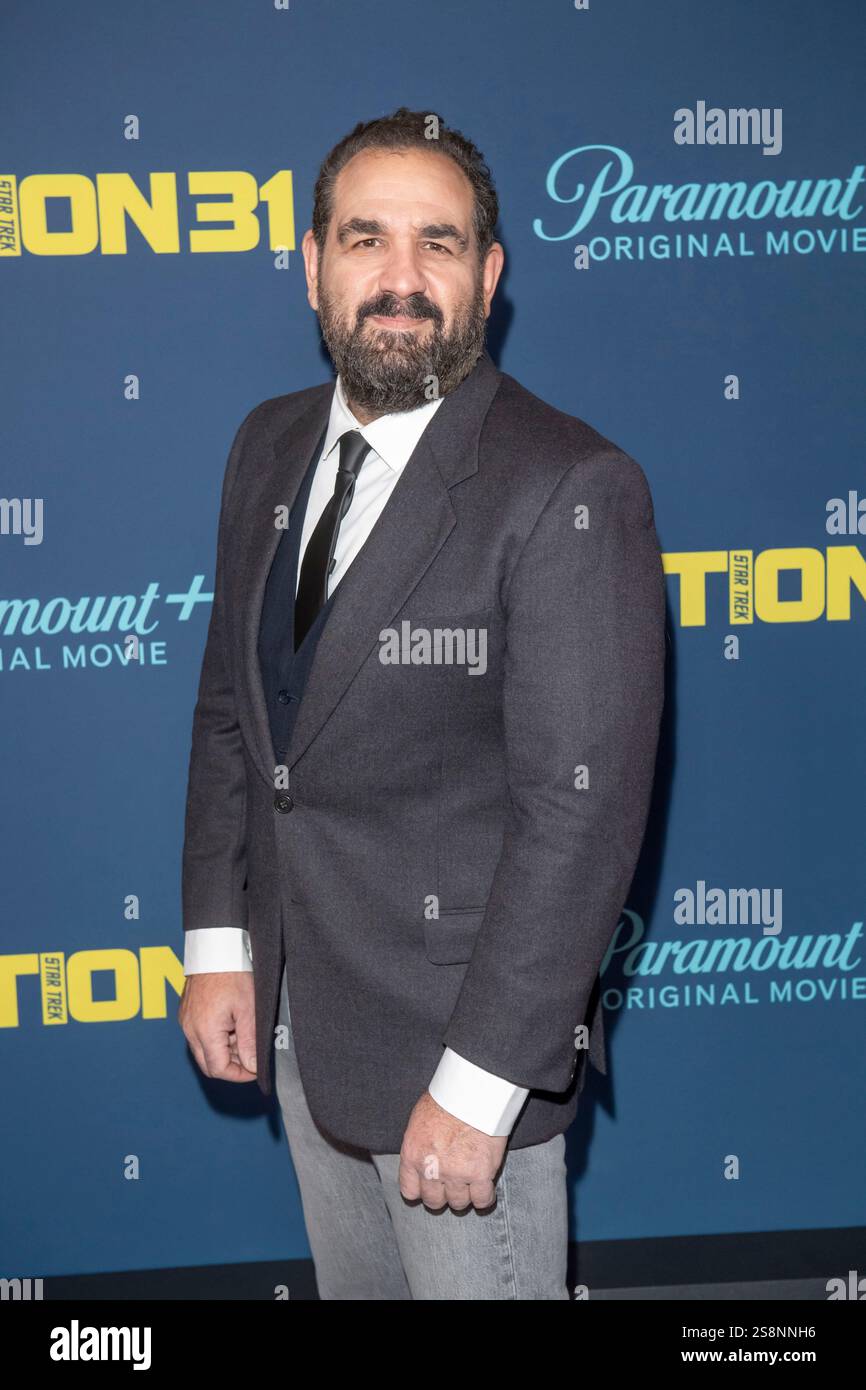 New York, United States. 22nd Jan, 2025. Joe Pingue attends Paramount ...