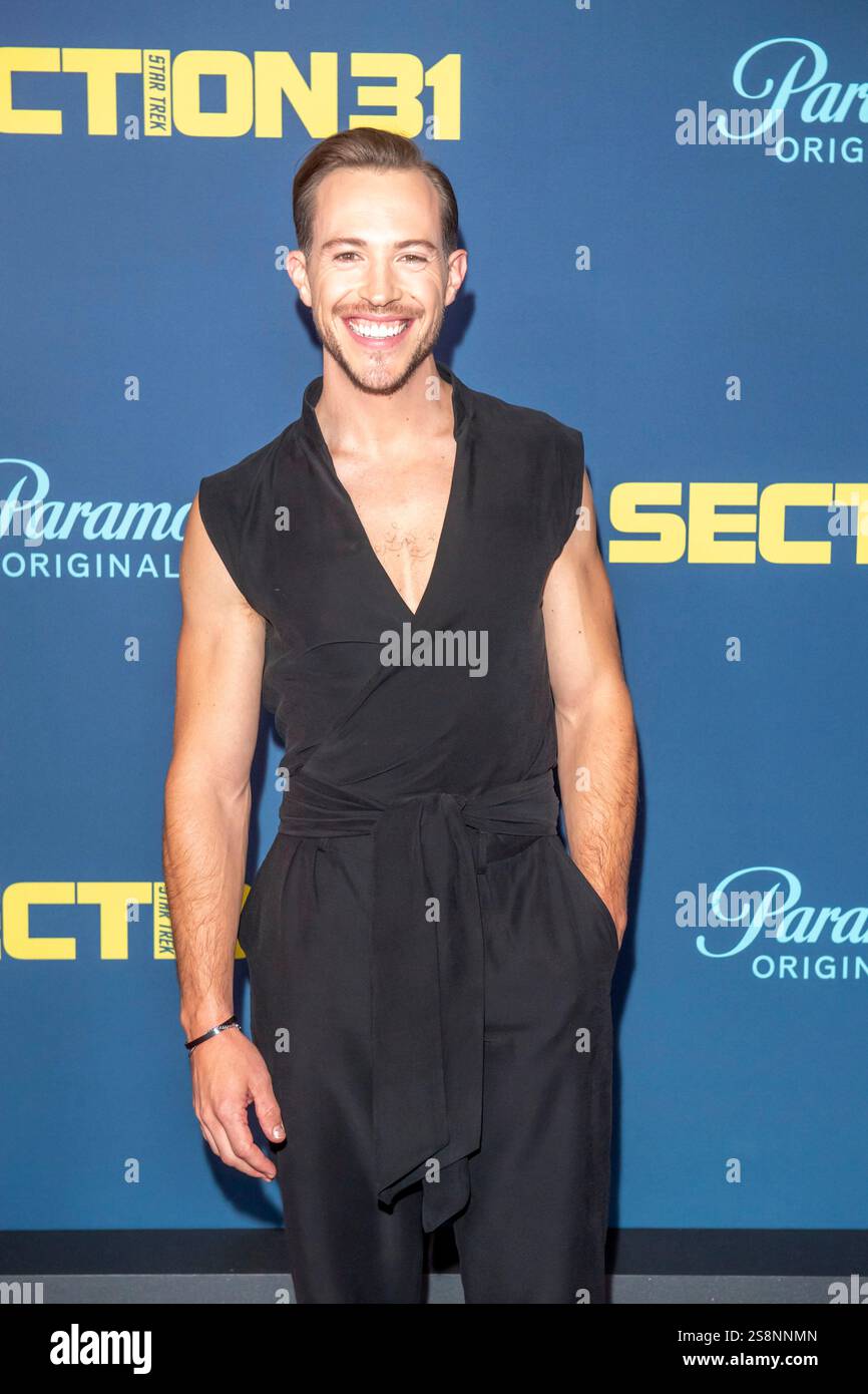 New York, United States. 22nd Jan, 2025. Sven Ruygrok attends Paramount ...