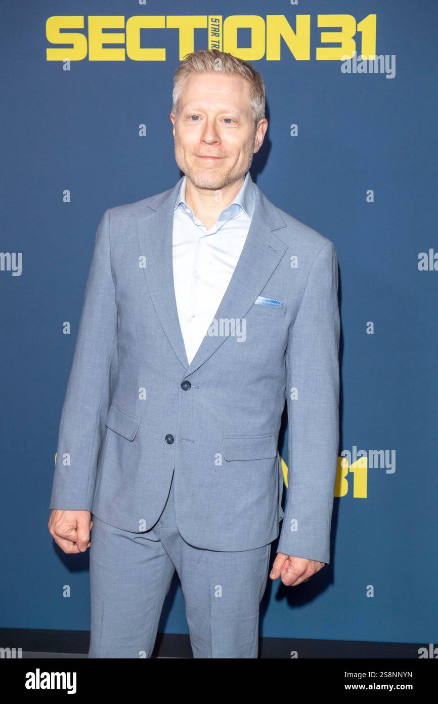 New York, United States. 22nd Jan, 2025. Anthony Rapp attends Paramount ...