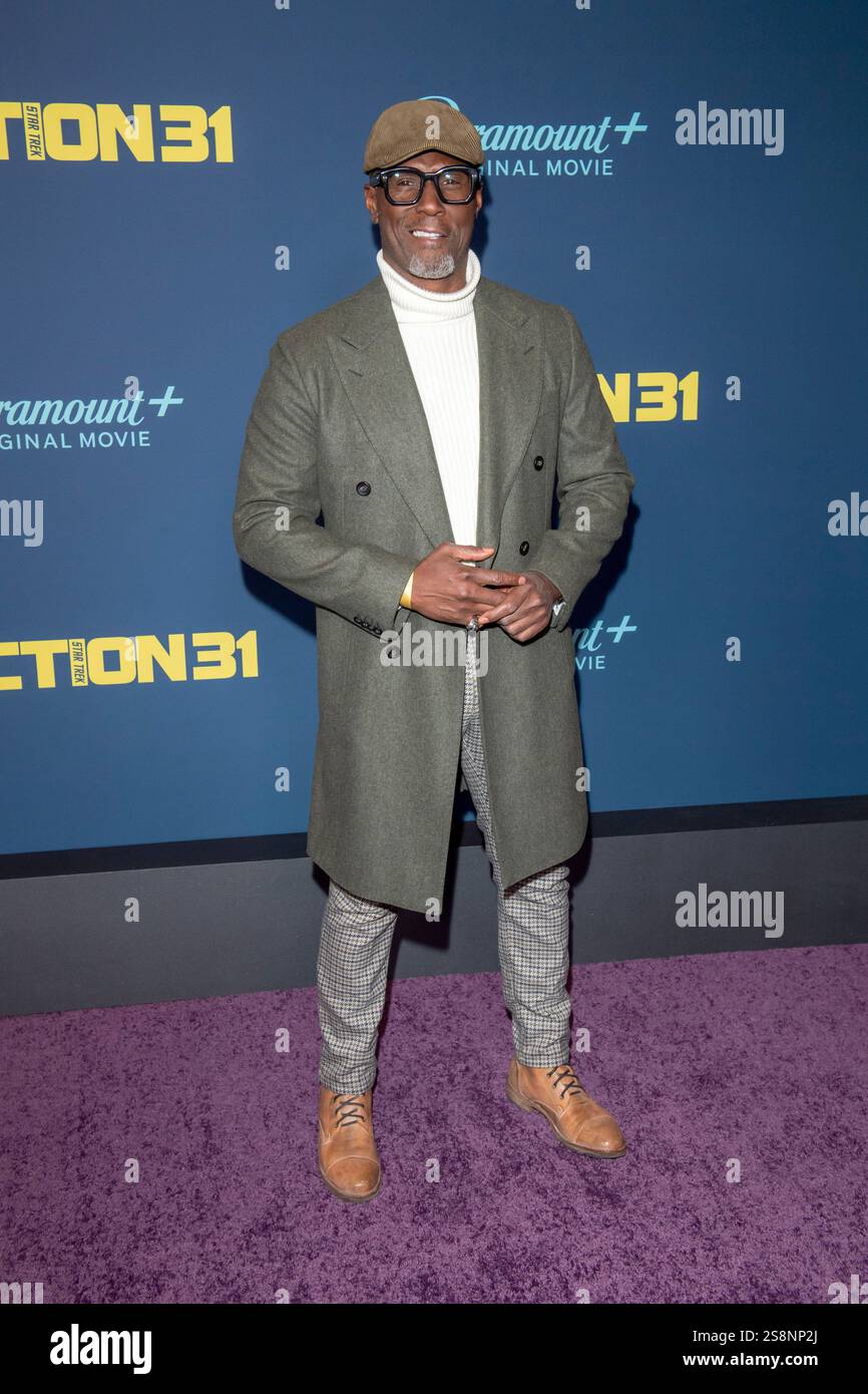 New York, United States. 22nd Jan, 2025. Curtiss Cook attends Paramount ...