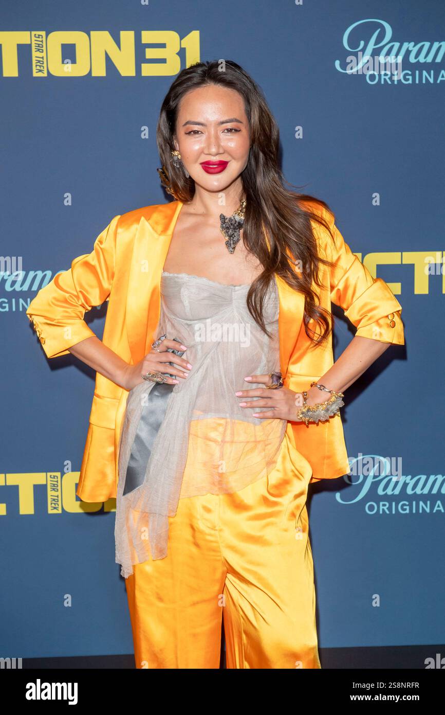 New York, United States. 22nd Jan, 2025. Angel Pai attends Paramount 's ...