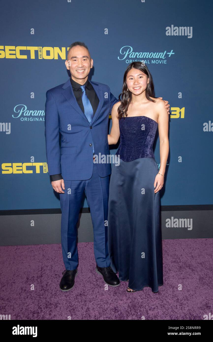 (L-R) James Hiroyuki Liao and Nicole Liao attend Paramount+'s "Star ...