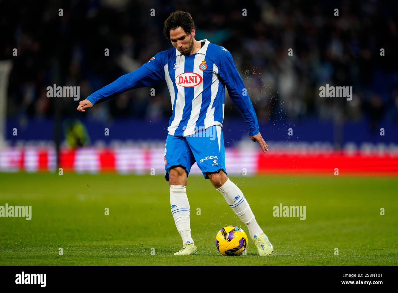 Leandro Cabrera of RCD Espanyol during the La Liga match between RCD ...