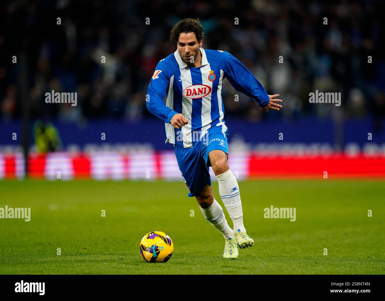 Leandro Cabrera of RCD Espanyol during the La Liga match between RCD ...