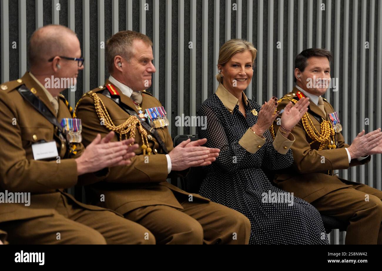 The Duchess of Edinburgh, Colonel-in-Chief, the Royal Corps of Army ...