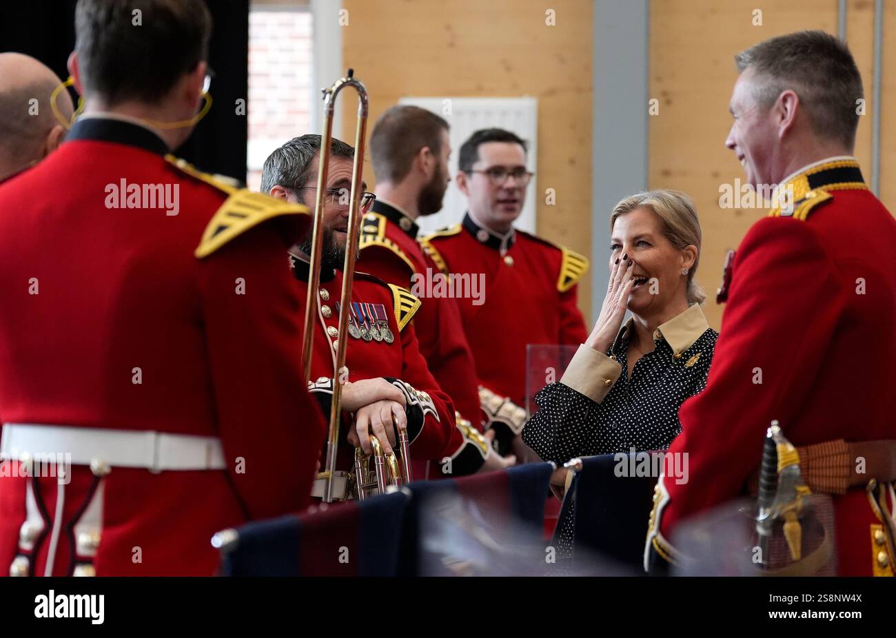 The Duchess of Edinburgh, Colonel-in-Chief, the Royal Corps of Army ...