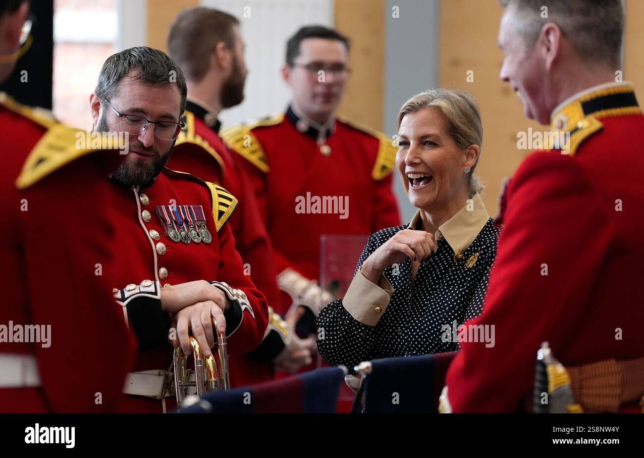 The Duchess of Edinburgh, Colonel-in-Chief, the Royal Corps of Army ...