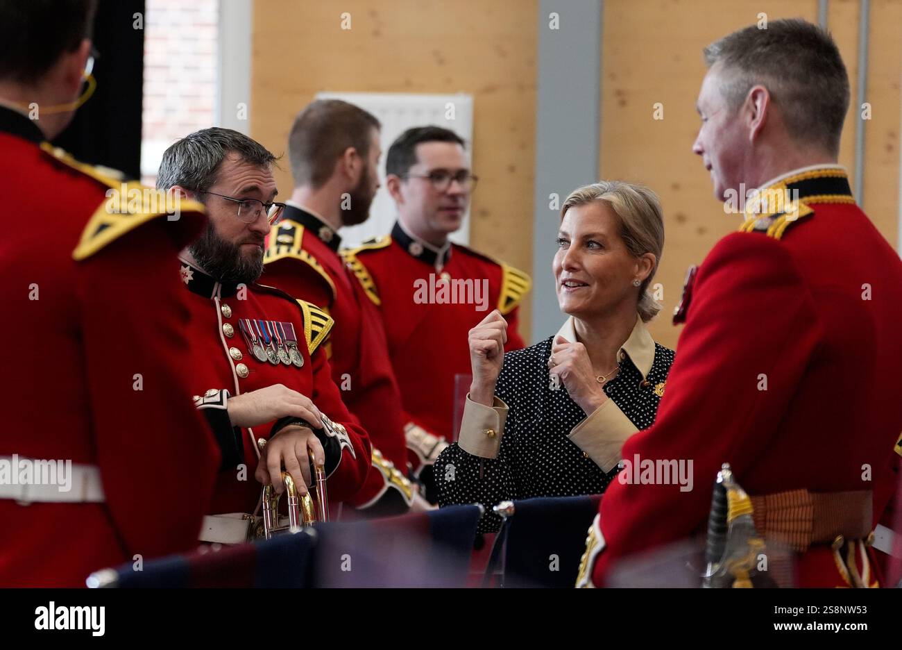The Duchess of Edinburgh, Colonel-in-Chief, the Royal Corps of Army ...