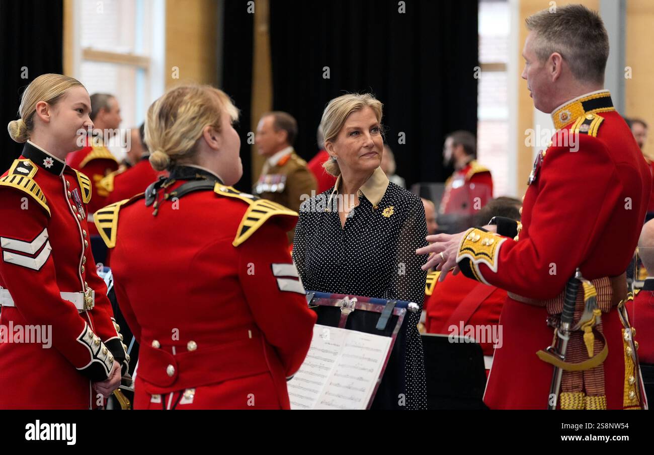 The Duchess of Edinburgh, Colonel-in-Chief, the Royal Corps of Army ...