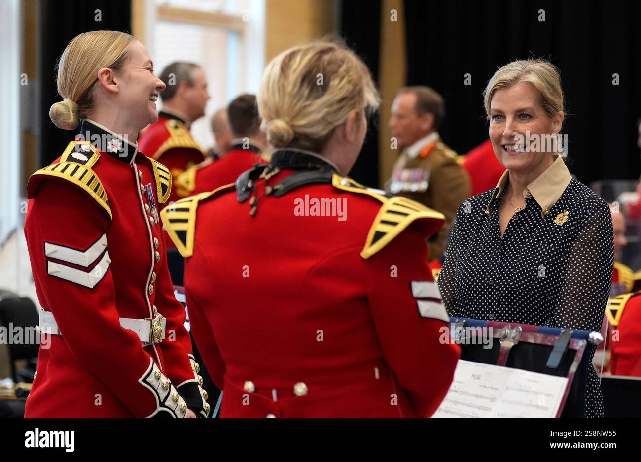 The Duchess of Edinburgh, Colonel-in-Chief, the Royal Corps of Army ...