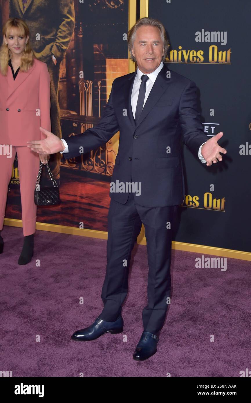 Don Johnson at the 'Knives Out' film premiere, Arrivals, Regency ...
