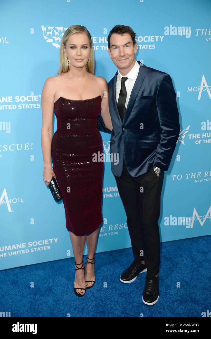 Rebecca Romijn and Jerry O'Connell attending Humane Society of the ...