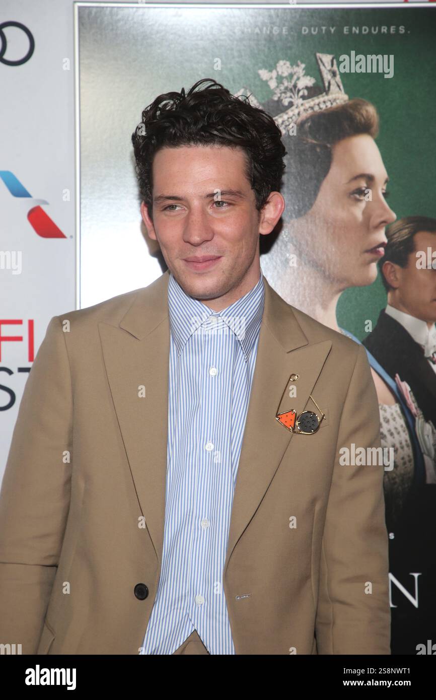 Josh O'Connor at 'The Crown' TV show, Season 3 gala screening, Arrivals ...