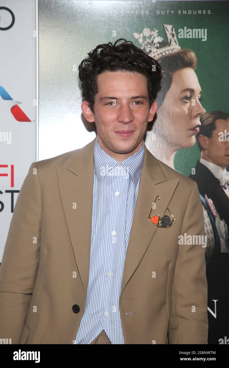 Josh O'Connor at 'The Crown' TV show, Season 3 gala screening, Arrivals ...
