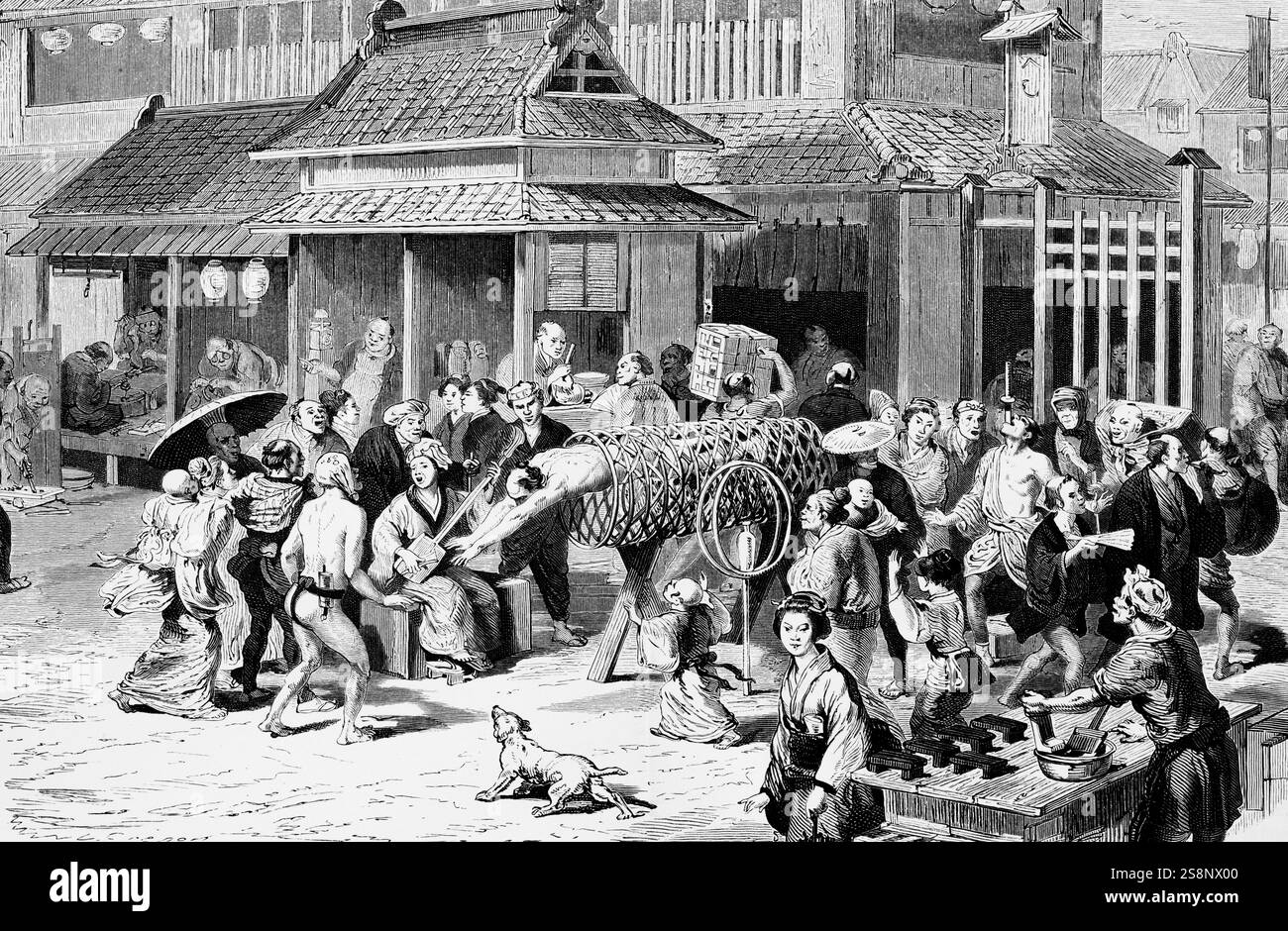 People in city bustle Black and White Stock Photos & Images - Alamy