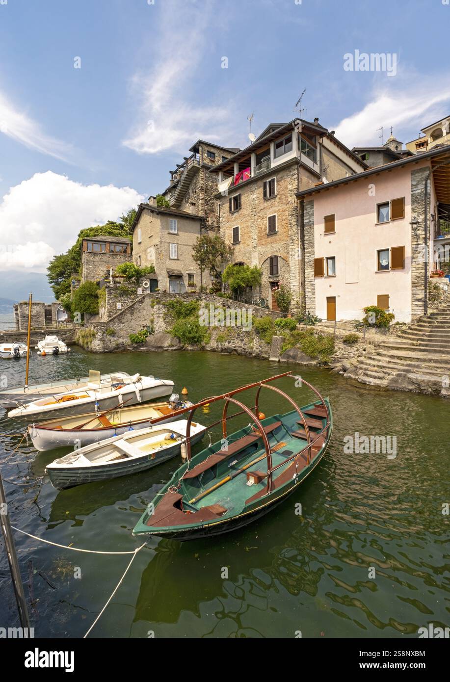 Corenno Plinio, Lake Como, Lago di Como, Italy, Europe Stock Photo - Alamy