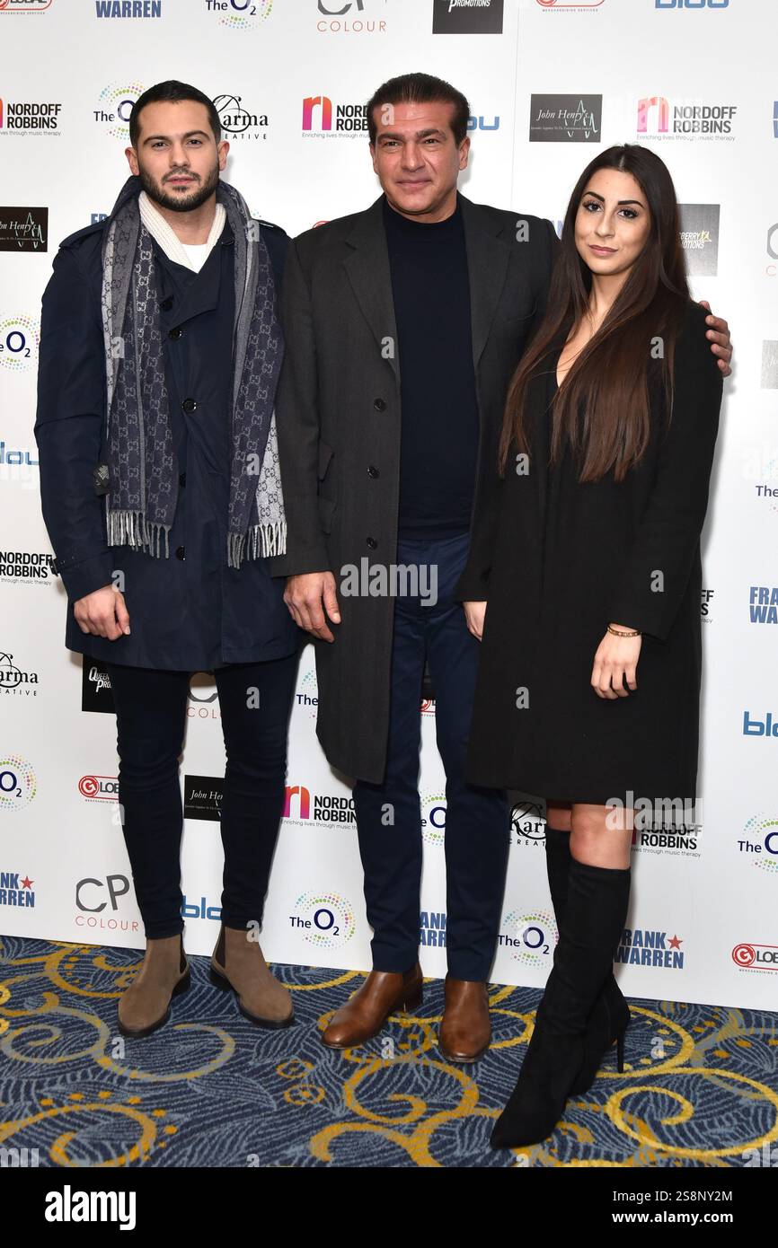 Tamer Hassan attends the Nordoff Robbins Boxing Dinner in London ...