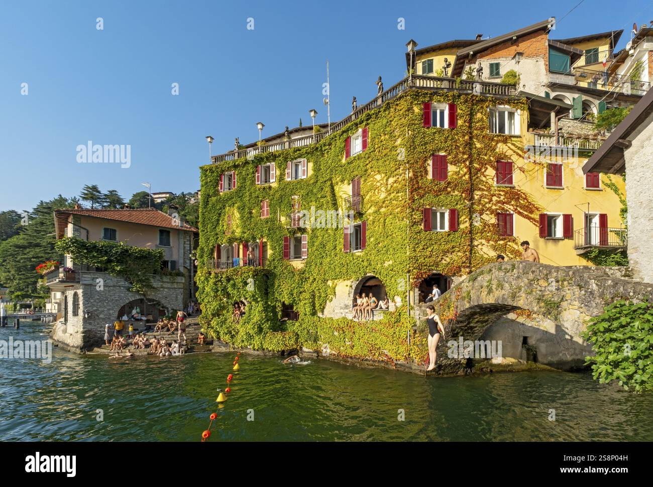 Ponte della Civera bridge, Borgo di Nesso, Lake Como, Lago di Como ...
