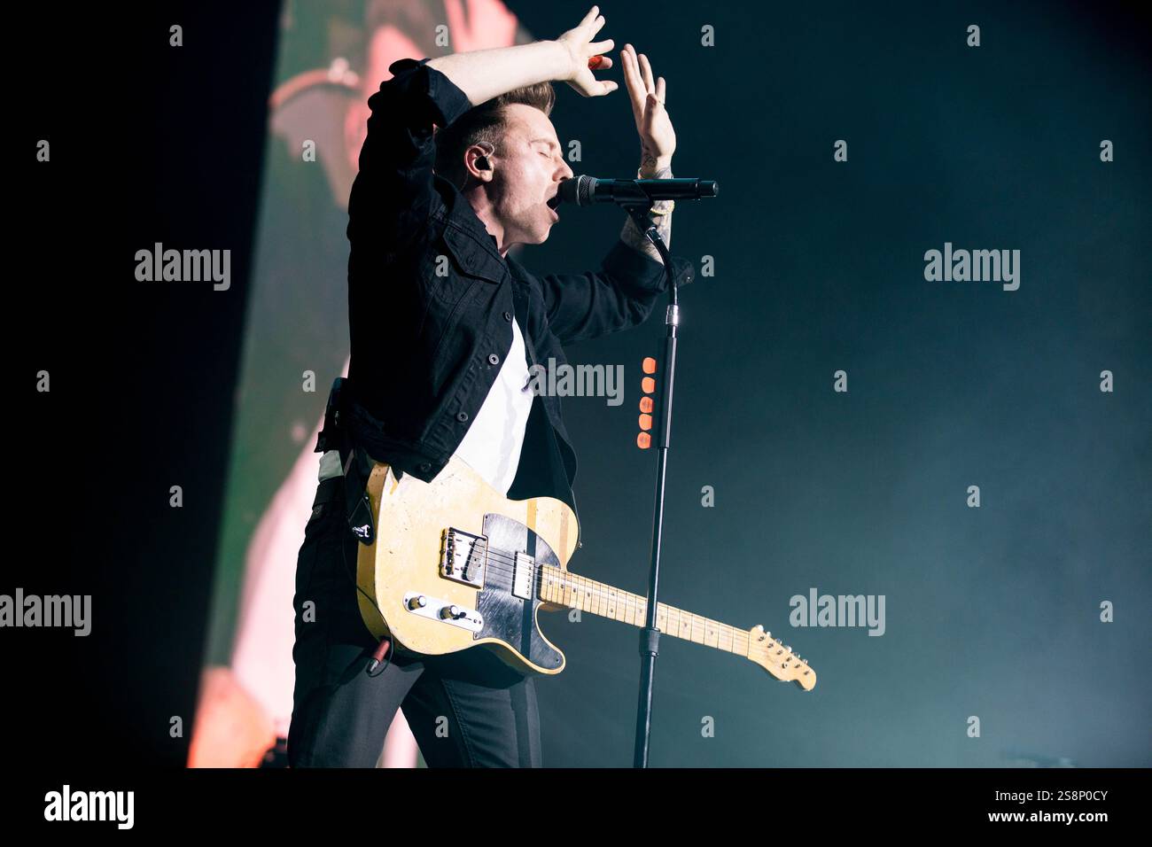London, UK - November 20th 2019: McFly (Tom Fletcher, Danny Jones ...