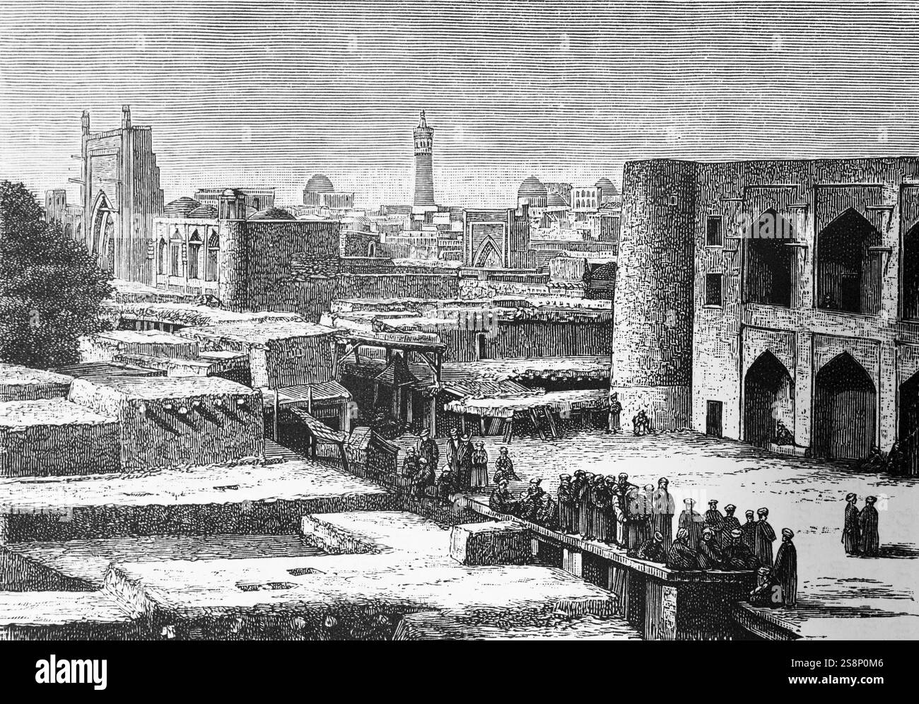 Human buildings with no one building Black and White Stock Photos ...