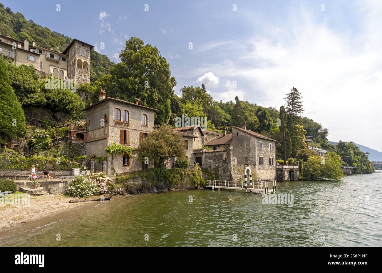 Corenno Plinio, Lake Como, Lago di Como, Italy, Europe Stock Photo - Alamy