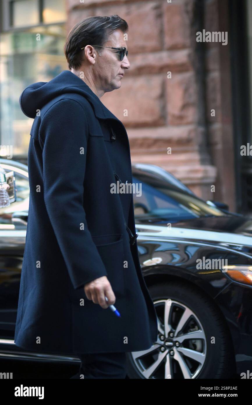 Actor Clive Owen made an appearance at Build Series on November 21 2019 ...