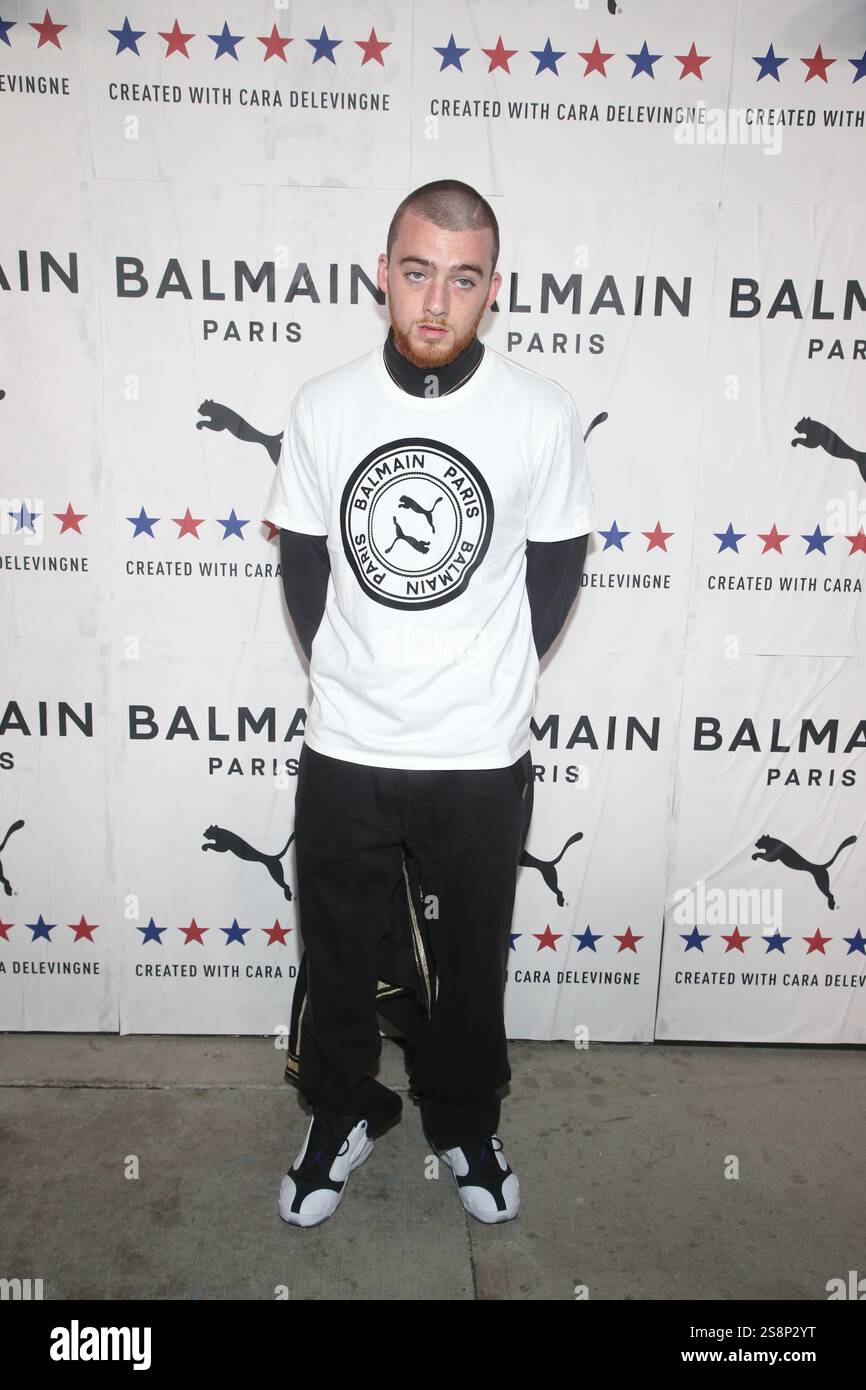 Angus Cloud at the PUMA x Balmain Launch Event, created by Cara ...