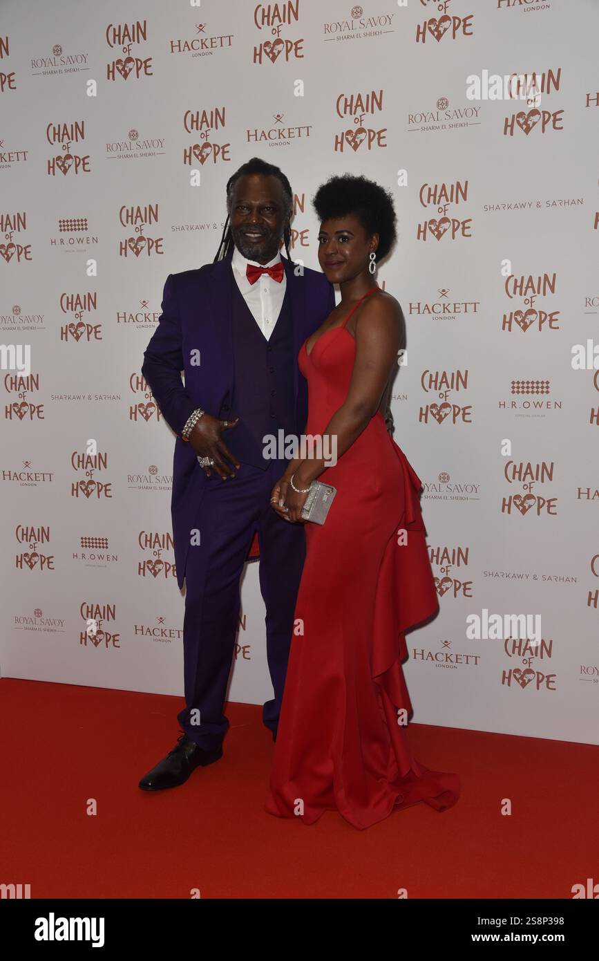 Levi Roots attending The Chain of Hope Gala Ball 2019 at Old ...