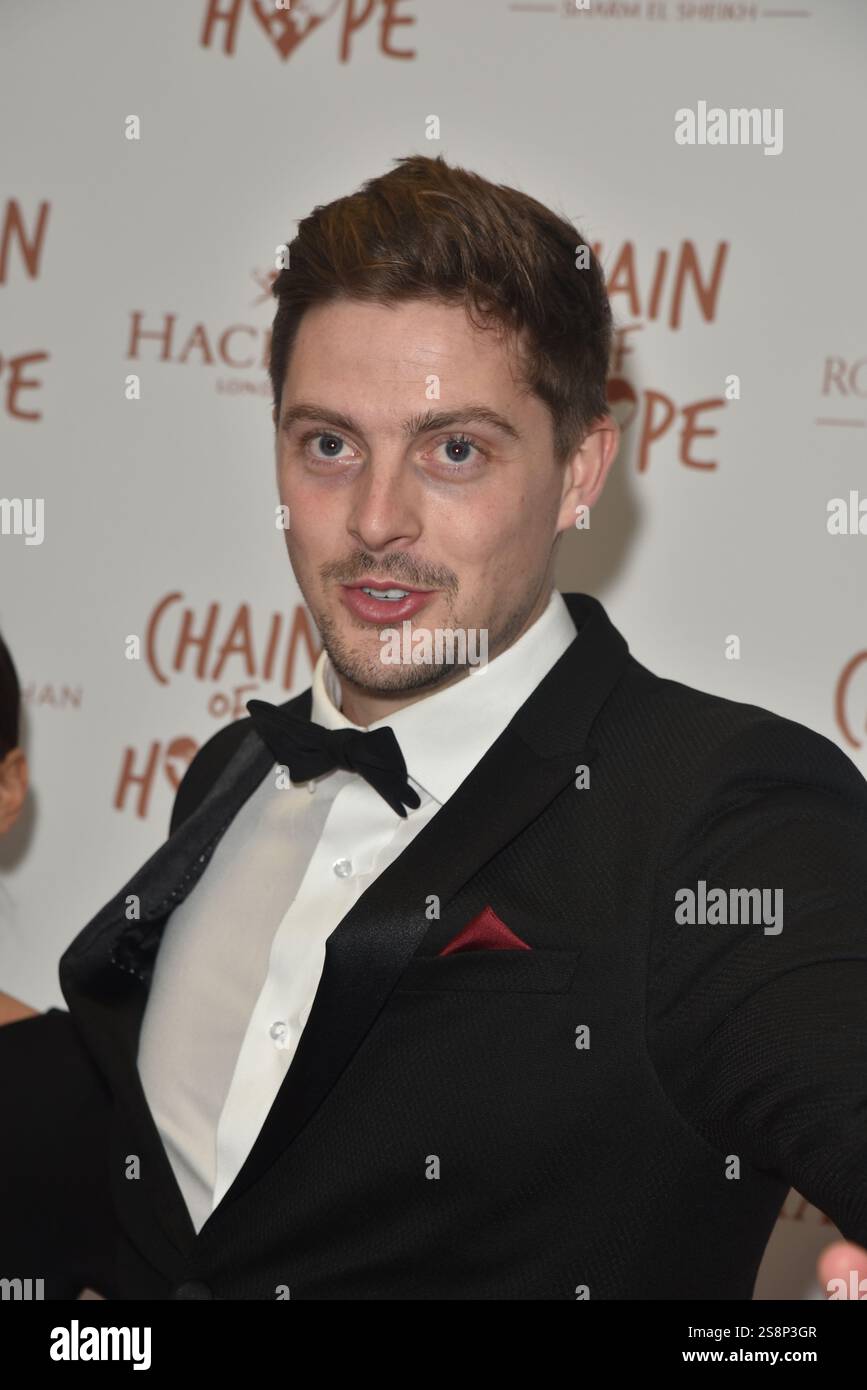 Dr Alex George attending The Chain of Hope Gala Ball 2019 at Old ...