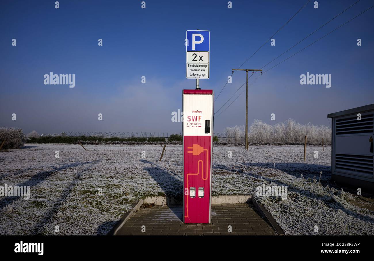 Charging station Stadtwerke Fellbach SWF for electric cars, charging ...