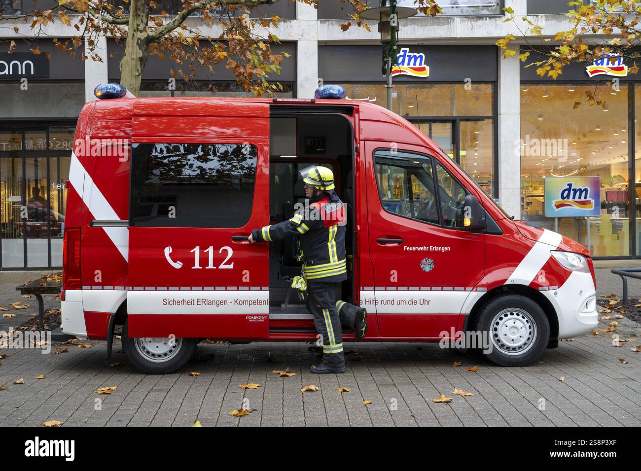 Two professional firefighters in hi-res stock photography and images ...