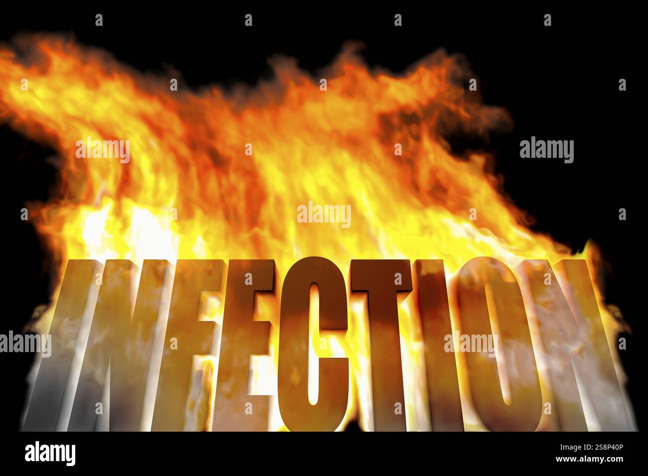 Burning word hi-res stock photography and images - Alamy