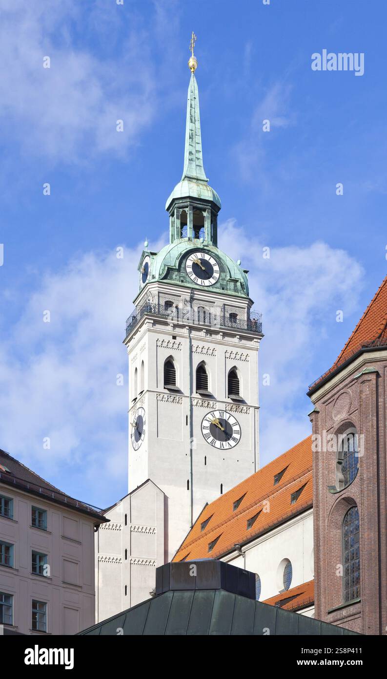 An image of the alter Peter church in Munich Stock Photo - Alamy