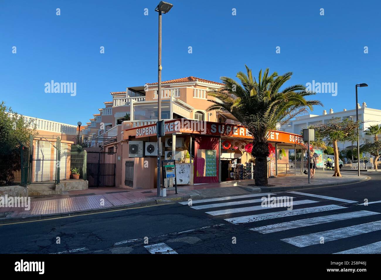 A Supermarket in Costa Adeje, built into the Sol Sun Beach Apartment ...
