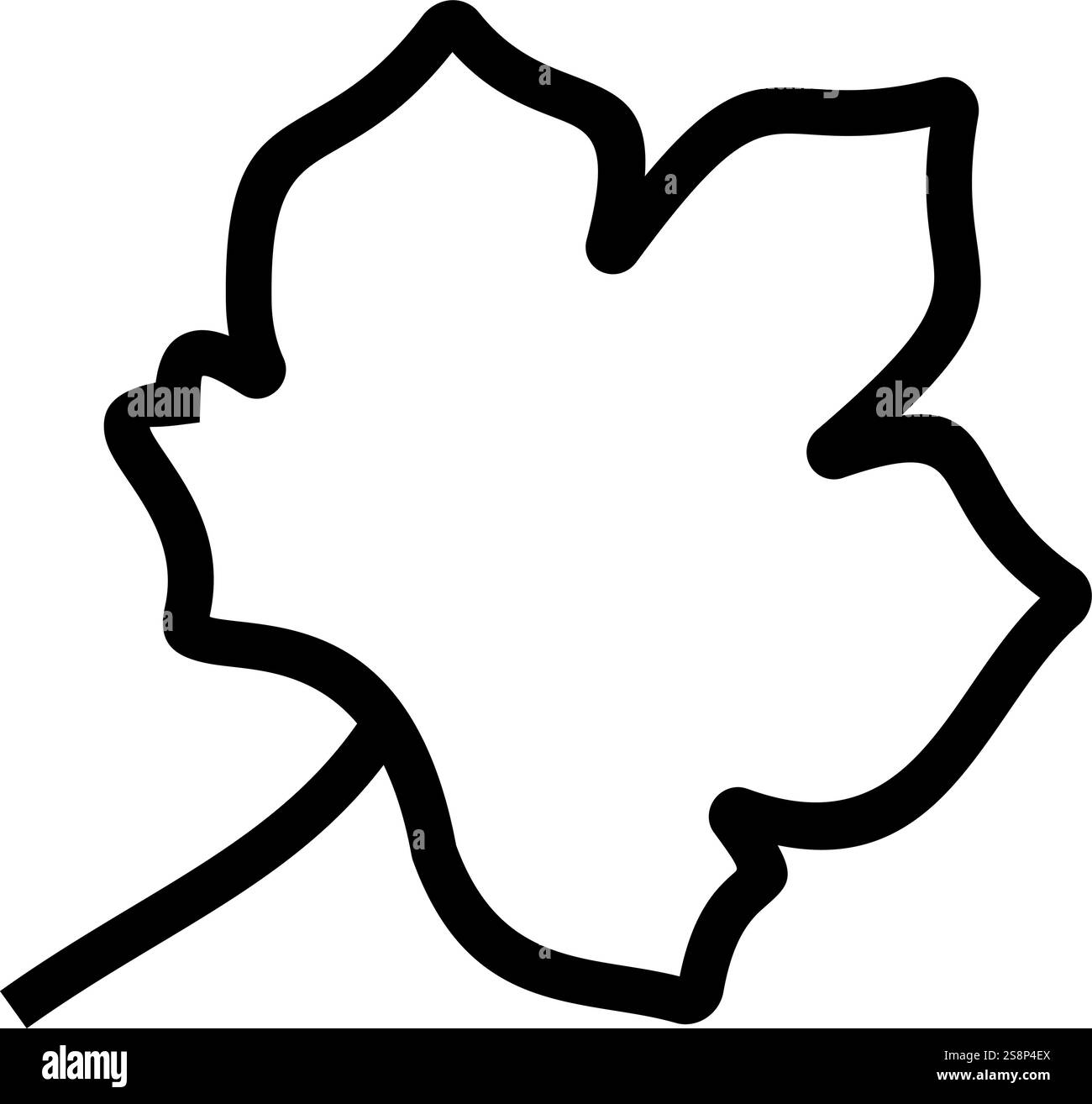 Autumn Leaf icon vector. Suitable for mobile apps, web apps and print ...