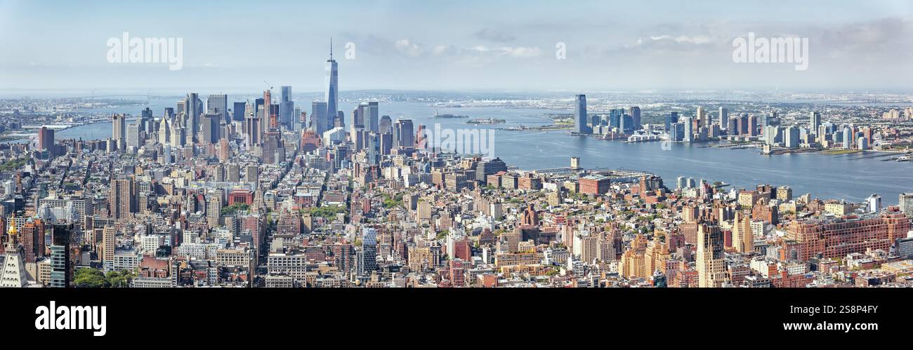 An image of the high rise buildings of new york Stock Photo - Alamy