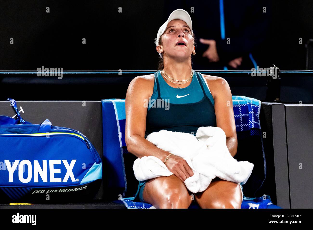 MELBOURNE, VIC - JANUARY 23: Madison Keys of the United States of ...