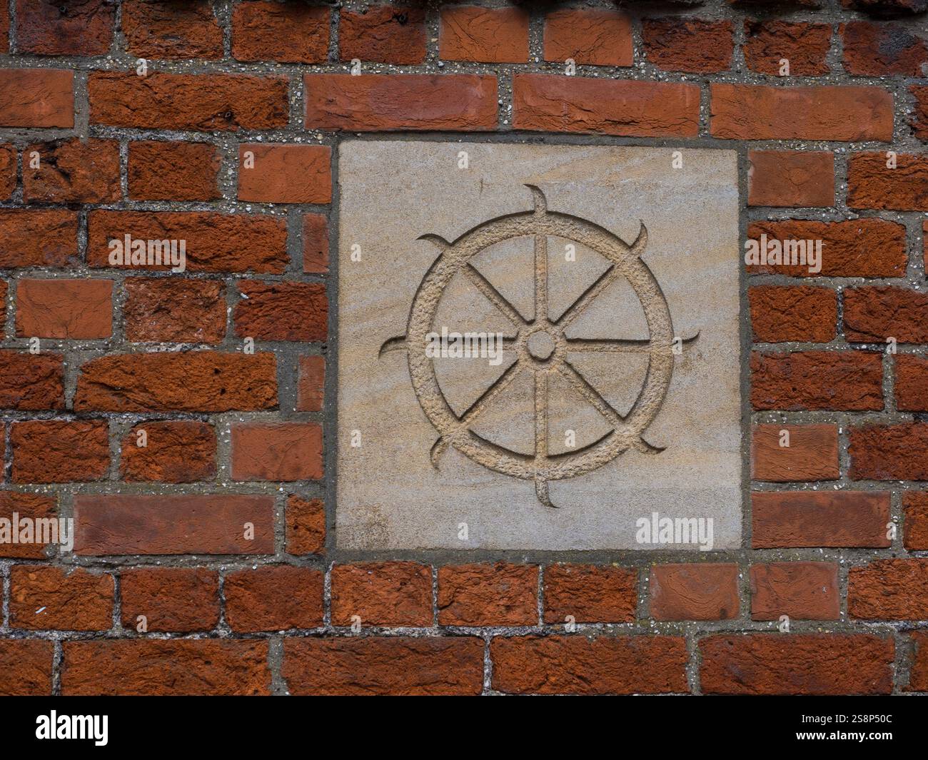 Catharines Wheel, on the Wall of St Catharines College, University of ...
