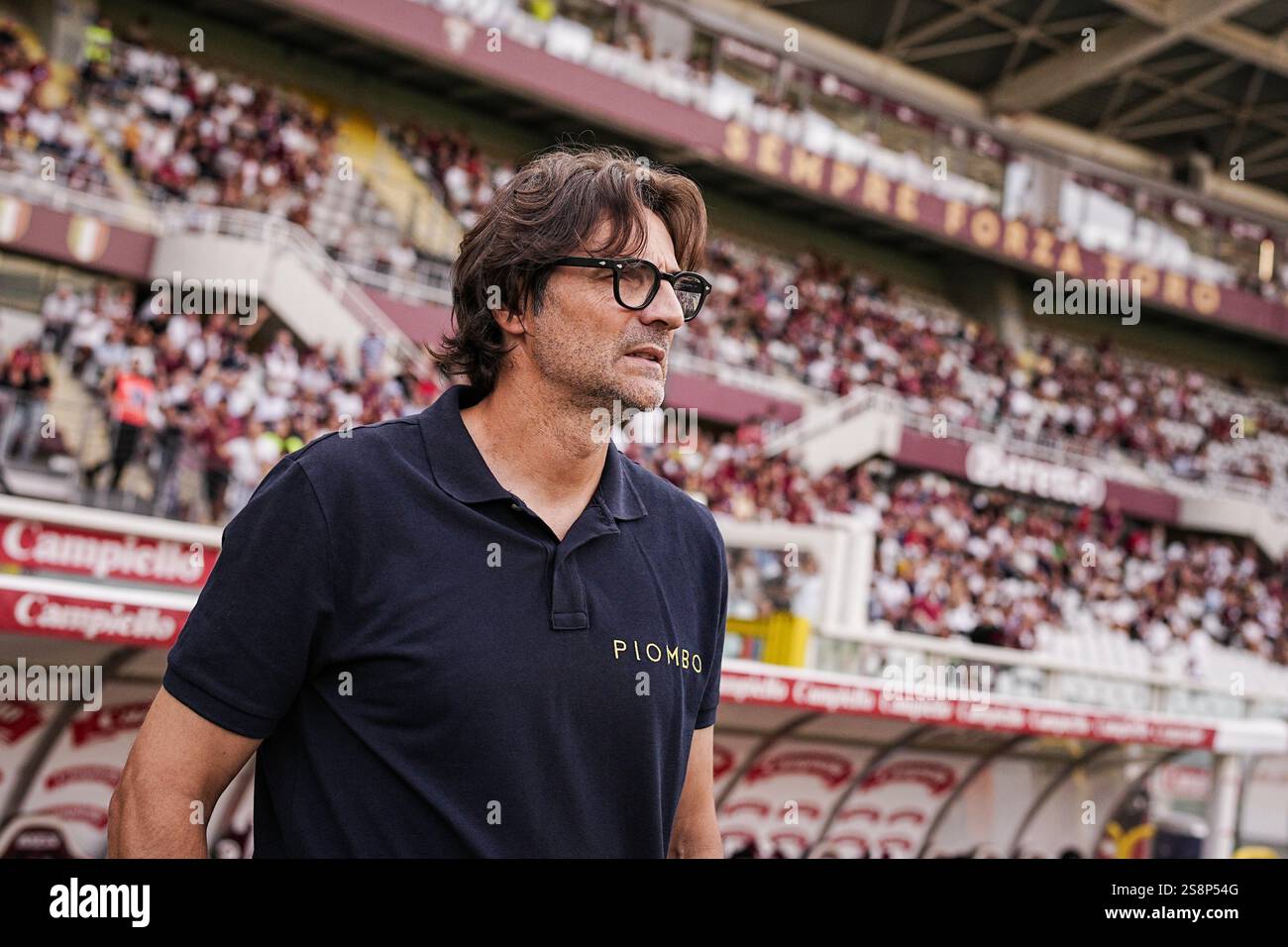 TorinoÕs head coach Paolo Vanoli during the Serie A soccer match ...