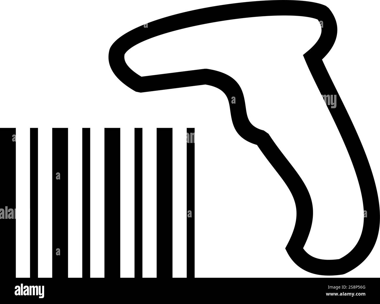 Qr scannericon hi-res stock photography and images - Alamy