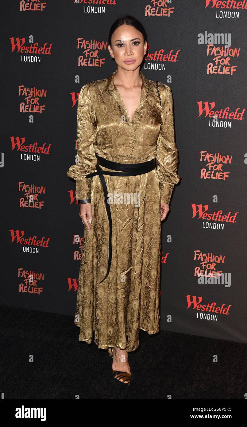 Vicky Lee attends the Fashion For Relief pop-up store launch at ...