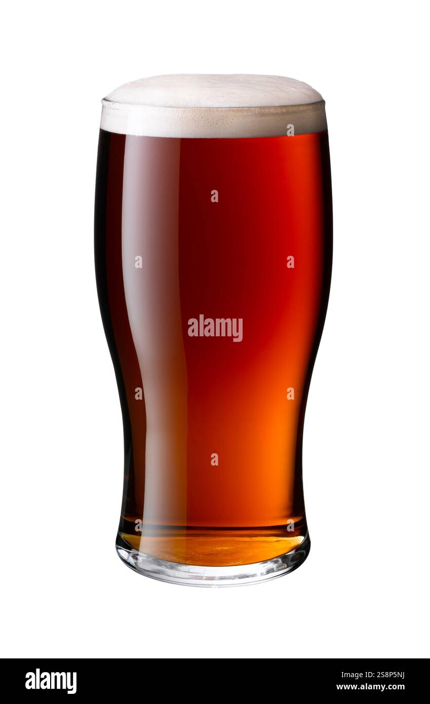 A simple clean settled pint of beer Stock Photo - Alamy